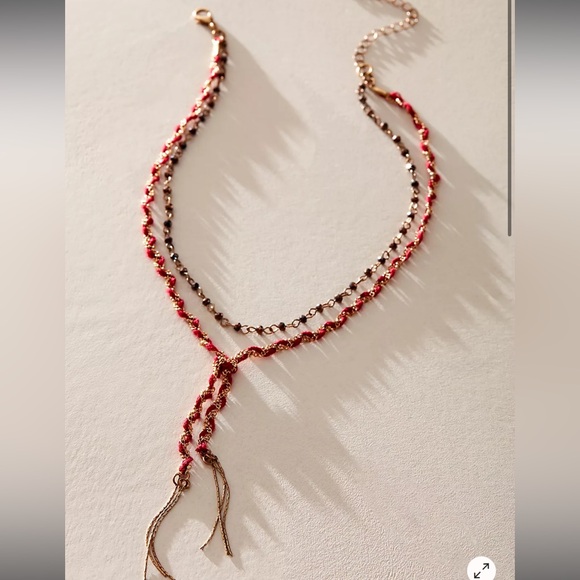 Free People | Jewelry | Nwt Free People Ring Of Fire Bolo Necklace In ...